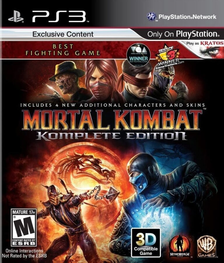 Mortal Kombat 9 Komplete Edition PS3 - Fusion Games